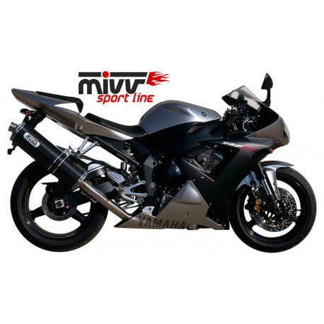 Silencieux d’Échappement moto MIVV Oval Classic carbone YAMAHA YZF-R1 ...